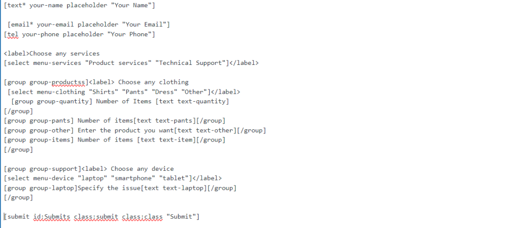 Conditional Fields for Contact Form 7 - Simplileap