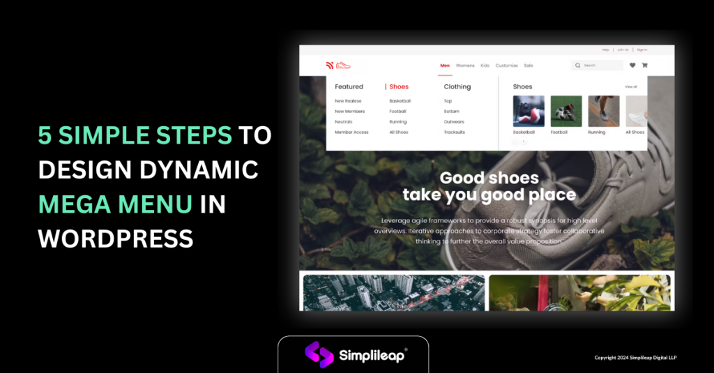 5 Simple Steps to Design a Mega Menu in WordPress - Simplileap